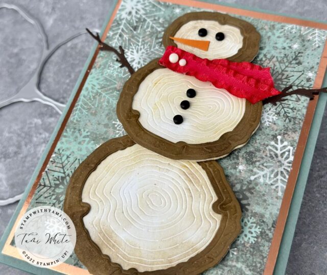 Tree Rings Snowman Card | Stampin Up