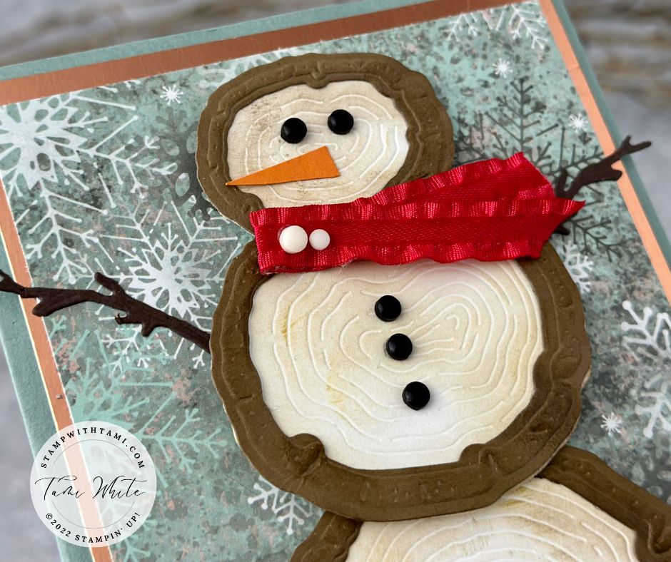 Tree Rings Snowman Card | Stampin Up