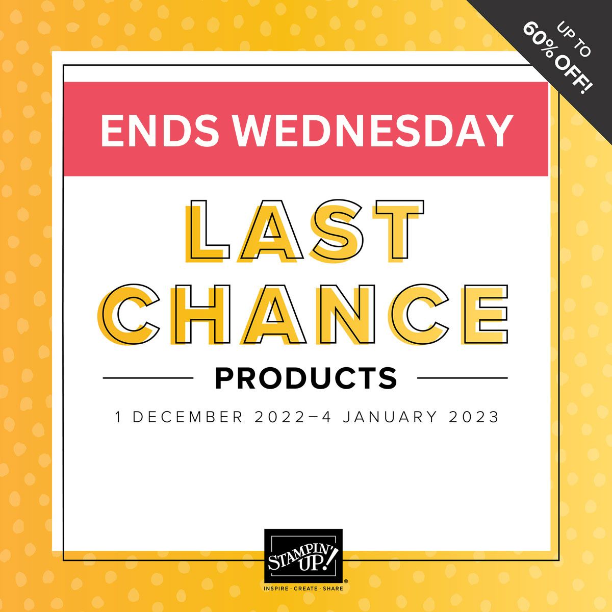 Only 2 days left for Retiring Mini & Country Lane kits