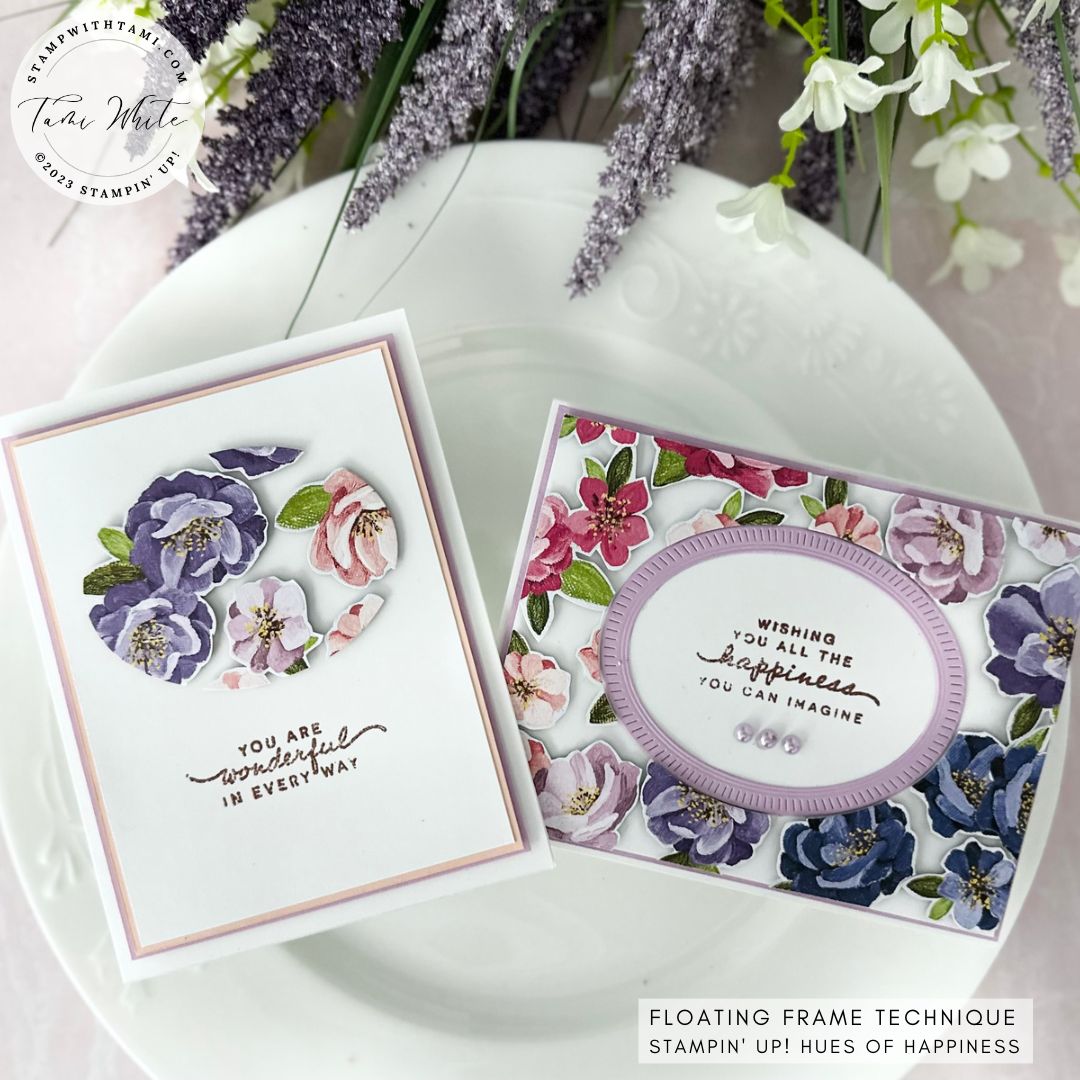 Hues of Happiness [Floating Frame Series #10 & 11 Stampin' Up!