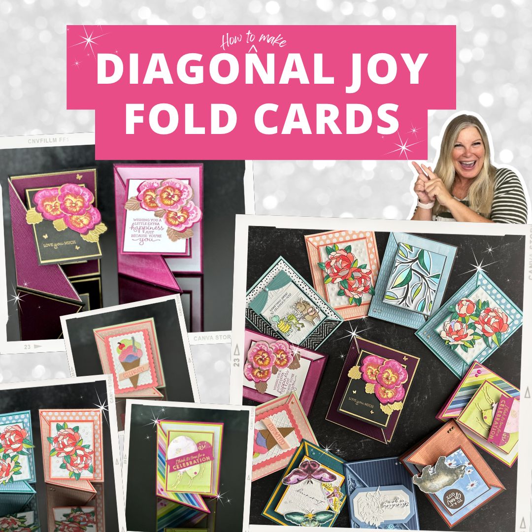 BLOG HOP & VIDEO: Diagonal Joy Fold Cards - Stampin' Up! Demonstrator ...