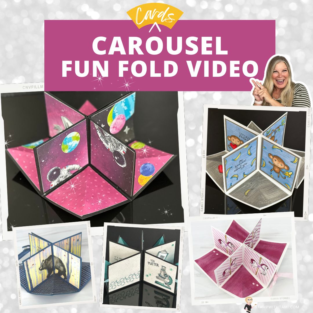 VIDEO: Stargazing Carousel Fun Fold Cards - Stampin' Up! Demonstrator ...