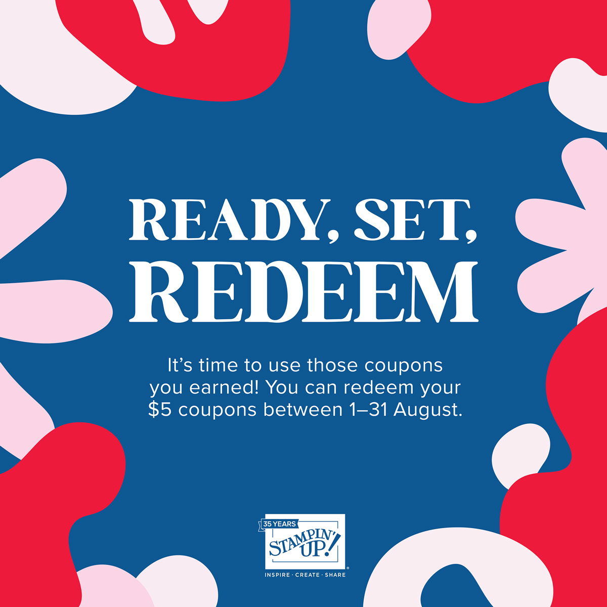 Bonus Day Coupon Redemption – Aug 1-31 - Stampin' Up! Demonstrator: Tami White | Stamping ...