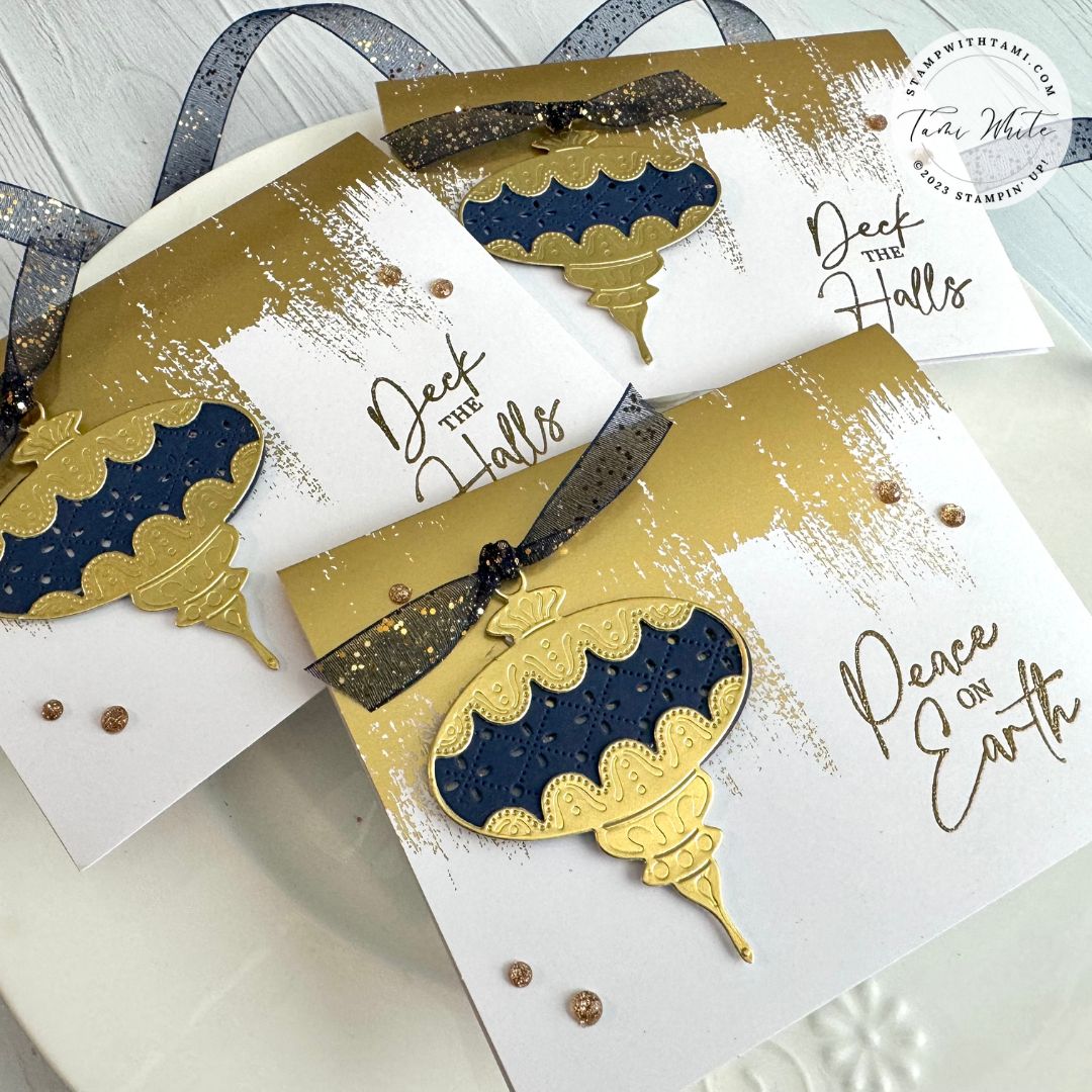 Handcrafted Elements Brushed Gold Card Set - Stampin' Up! Demonstrator ...