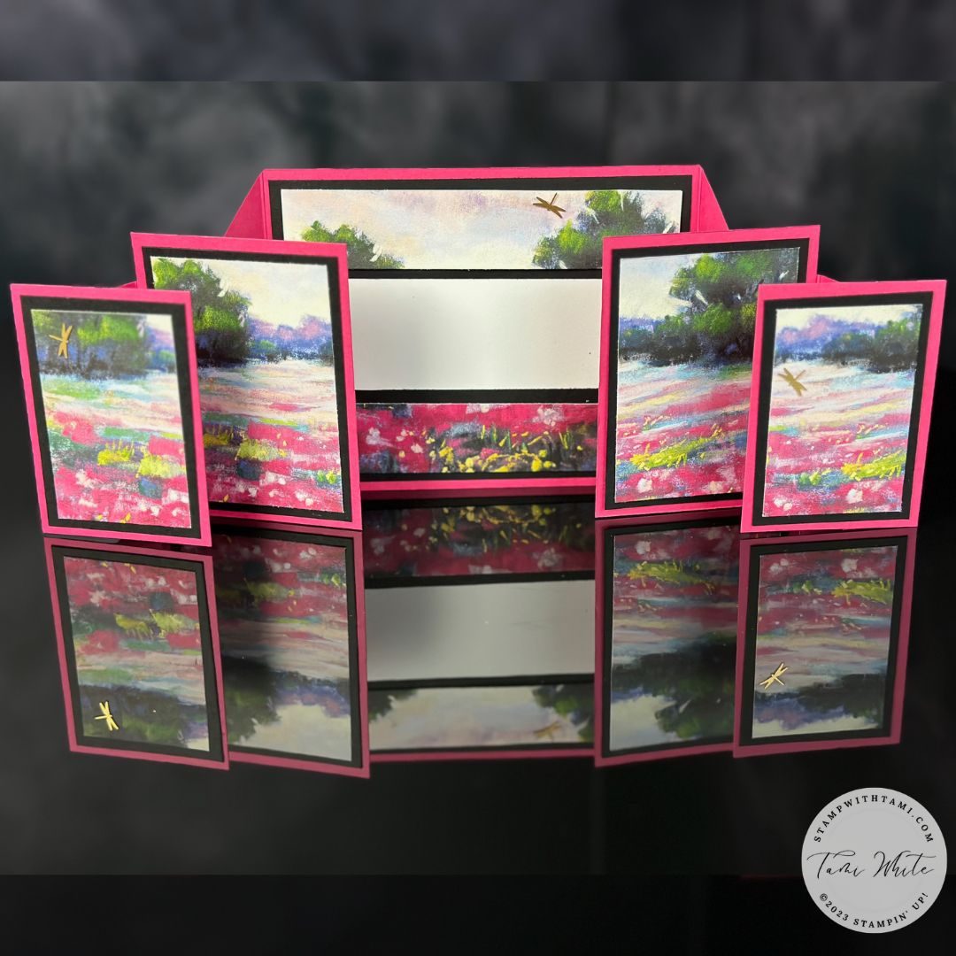 Meandering Meadows Fun Fold Cards [Cascading Panel Series #4] - Stampin ...