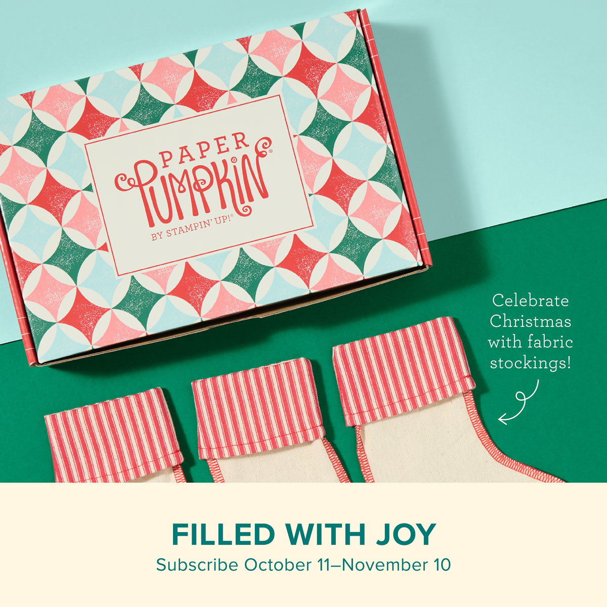 Filled with Joy – November 2024 Paper Pumpkin Kit - Stampin' Up ...