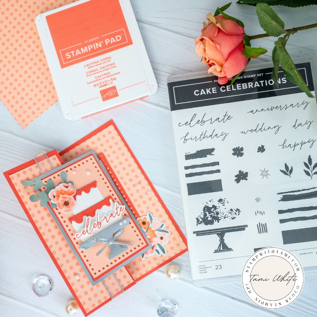 Wedding Wow Z Fold Card with the Cake Celebrations - Stampin' Up ...