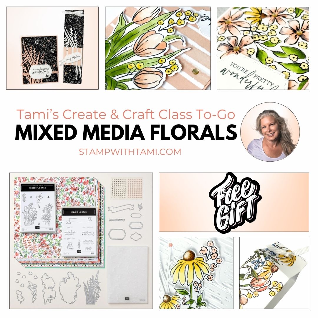 Mixed Media Floral Create & Craft Class To Go - Stampin' Up ...