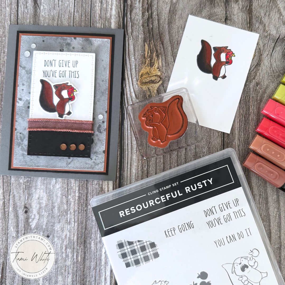 Resourceful Rusty: The Red Fox Card Tutorial 🦊 - Stampin' Up ...