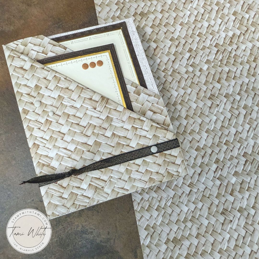 Woven Textures Double Pocket Fold Card Tutorial - Stampin' Up ...