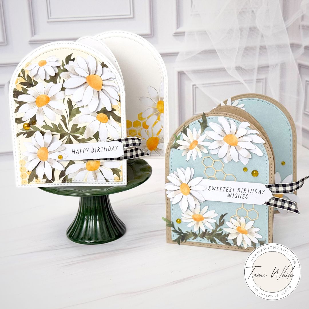 Accordion Arched Fun Fold Cards with Daisy Daydream Paper Pumpkin Kit ...