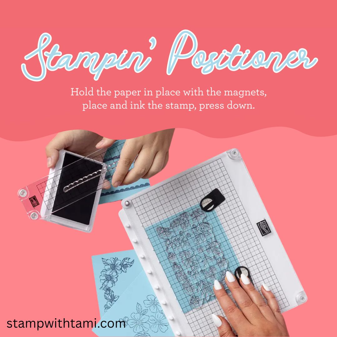 See the New Stampin' Positioner Tool - Live Tonight at 7pm et