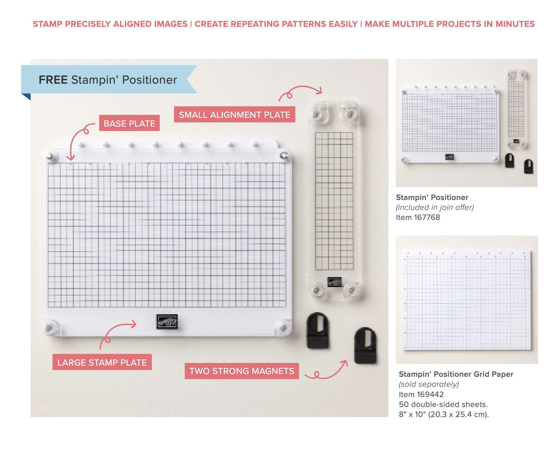 See the New Stampin' Positioner Tool - Live Tonight at 7pm et