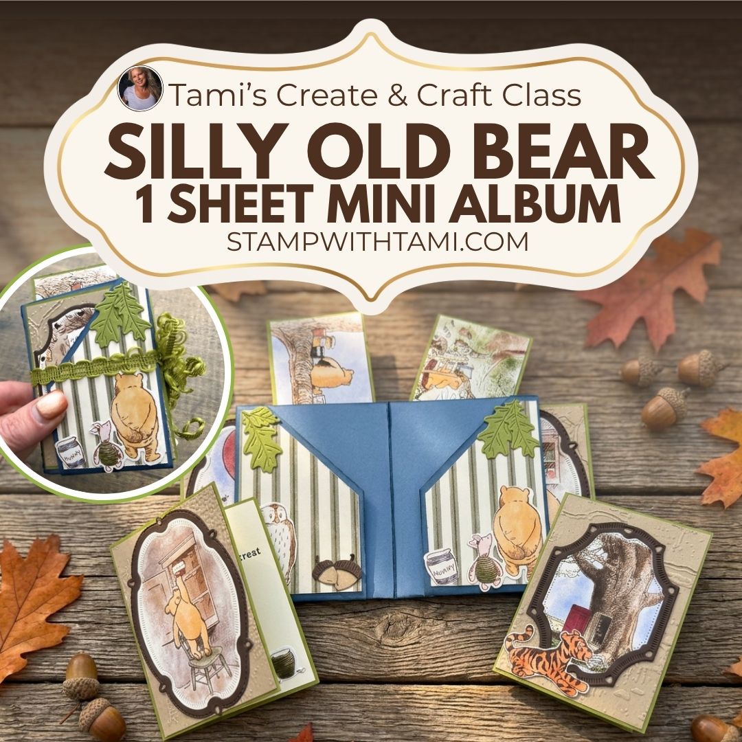 Reminder: New Silly Old Bear Mini Album Class Available 🐻