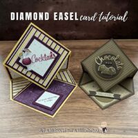 Cup of Tea [Diamond Easel Series Card 13] | Stampin Up Fun Fold Cards