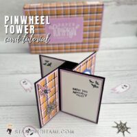 Scary Cute [Pinwheel Tower Series #2] | Stampin Up Fun Fold Cards