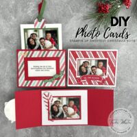 24 Easy DIY Holiday Photo Cards | Stampin Up | StampWithTami.com