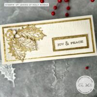 Angled Gatefold Card Set [Boughs of Holly Series] | Stampin Up Fun Fold Cards