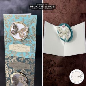 DELICATE WINGS ALTERNATE [CORNER FLIP FOLD SERIES #2] - Stampin' Up ...