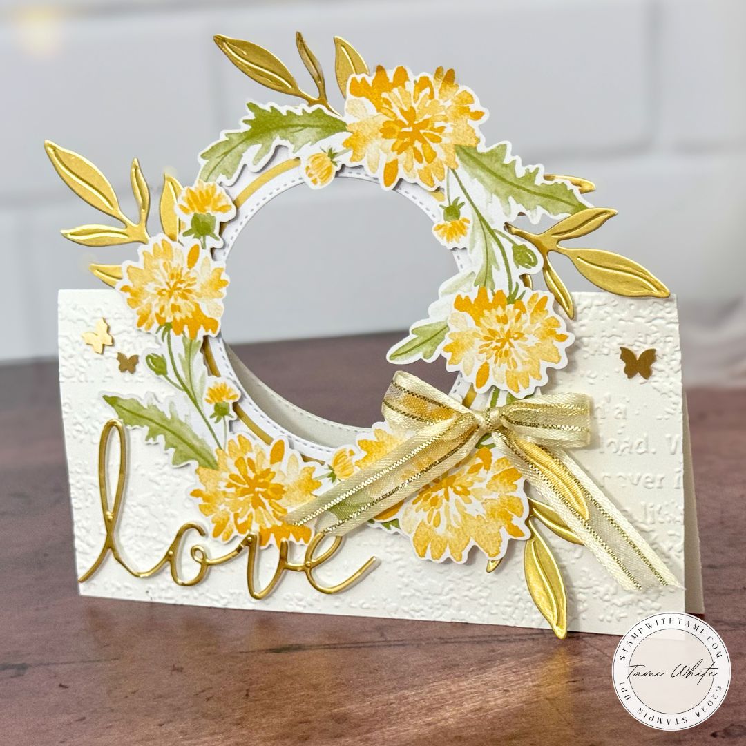 All the Best Unique Wreath Fun Fold Cards [Circle Wreath Series #1 ...